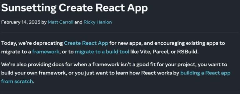 How to Start a React Application Without Create React App (CRA): Framework or Builder ...